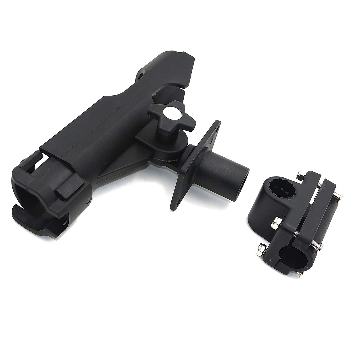 SMT- For Kayak Boat Fishing Pole Rod Holder Tackle Kit 1PC Adjustable Side Rail Mount [P/N:ET-FISHING001 X2]