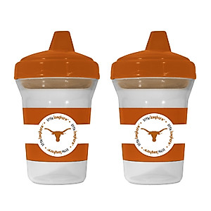 BabyFanatic Sippy Cup 2-Pack - NCAA Texas Longhorns - Officially Licensed Toddler & Baby Cup Set