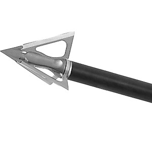 G5 Striker V2 Fixed 3-Blade Broadhead - Archery Hunting Steel Ferrule 100 Grain 1.25" Cutting Diameter Broadhead - Standard Version