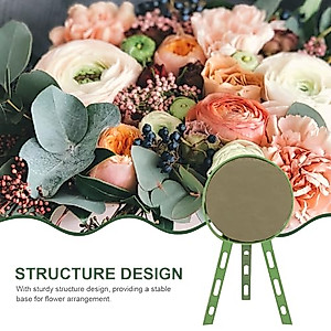 EXCEART Wedding Decoration Wedding Ceremony Decorations Flower Rack Flower Trellis Party Flower Arrangement Tool Flower Mud Mini Foam Stand Flower Arrangements Shelf Cutting Paste Plastic