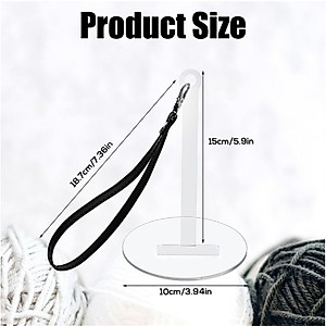 Yarn Storage Holder With Wrist Lanyard For Crocheting Yarn Organiser Storage Holder Crocheting Knitting Accessories