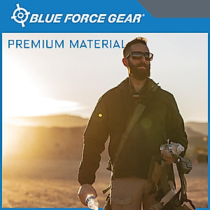 Blue Force Gear Padded Vickers Sling - 2 Point Padded Sling with Swivels - 57 – 67 inches (Black)