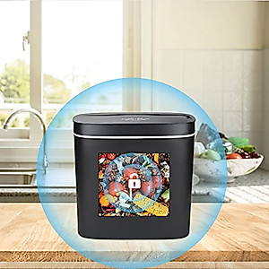2023 Upgraded Bathroom Trash Can with Lid 3.5 Gal, Self-Sealing Auto Motion Sensor Touchless Trash Bin, Small Smart Slim Garbage Wastebasket for Toilet, Office, Rv, Bedroom, Livingroom (Black 3.1gal)