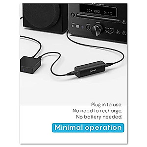 Smof Ground Loop Noise Isolator for Car Audio/Home Stereo System/Speaker/Bluetooth Adapter Receiver/Car Kit (Eliminate The Buzzing Noise Completely) with Jack 3.5mm Audio Cable