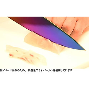 Chroma 霞 剣型包丁 Sword Knife, 7.75 Inch, Black