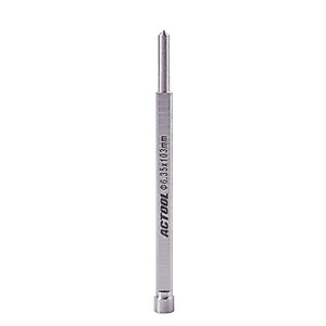 ACTOOL Pilot Pin 6.35x103mm for 2'' Cutting Depth HSS Annular Cutter with 3/4'' Weldon Shank