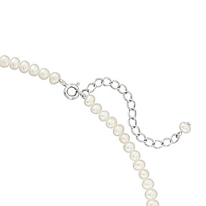 Ross-Simons 3.5-4.5mm Cultured Pearl Choker Necklace With Sterling Silver. 14 inches