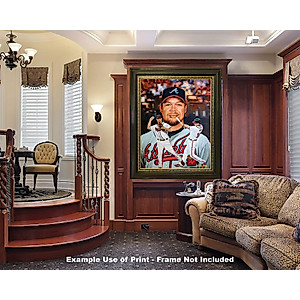 Atlanta Braves 3rd Base Chipper Jones MLB Baseball Player HOF Hall of Fame Art Print 1AM3 CHOICES 8x10-40x50