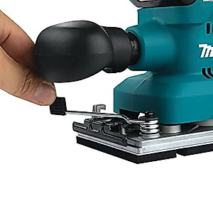 Makita XOB03Z 18V LXT® Lithium-Ion Brushless Cordless 1/3 Sheet Finishing Sander, AWS® Capable, Tool Only