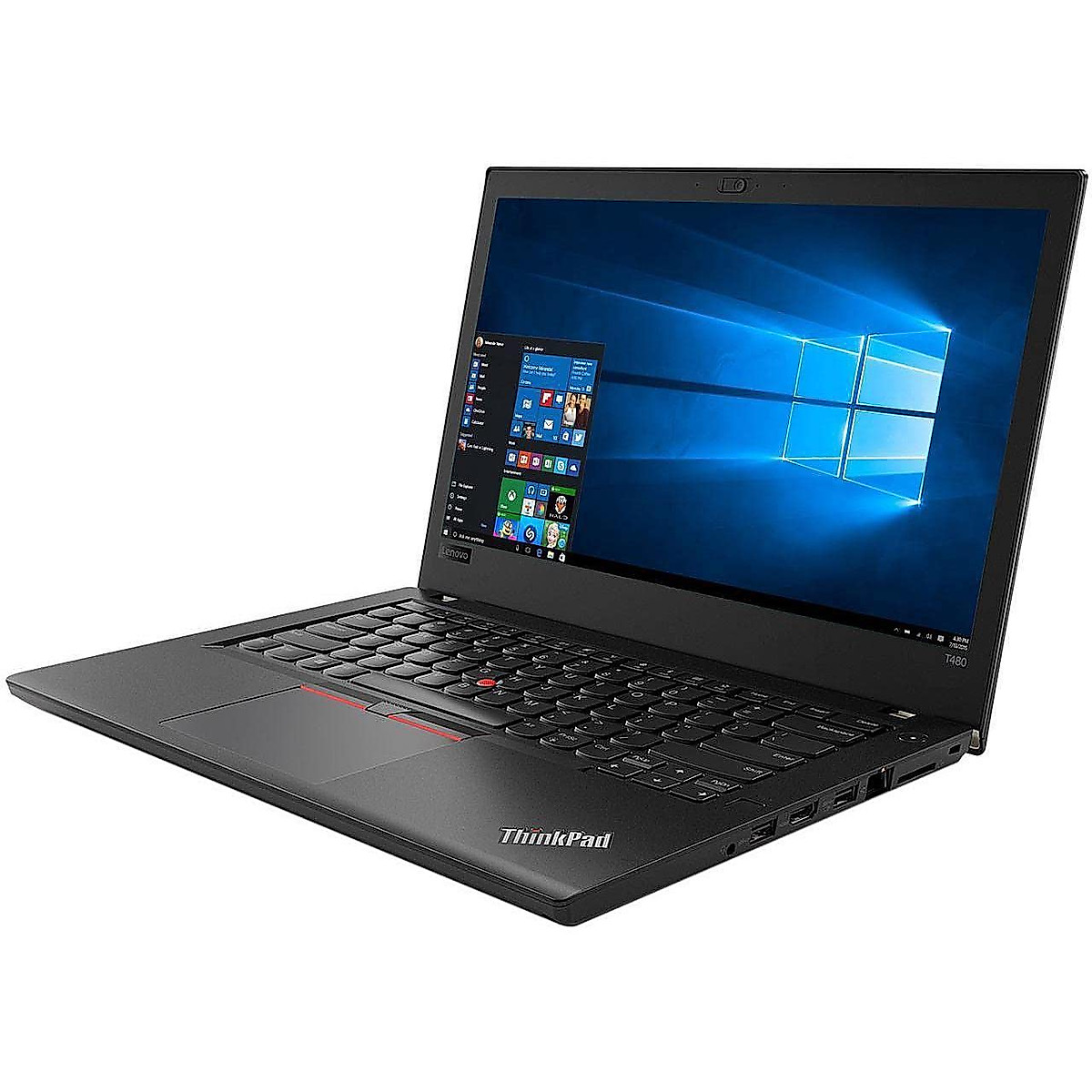 Lenovo ThinkPad T480 14" HD Business Laptop, Intel Core i5-8350U, 16GB DDR4 RAM, 960GB SSD, Fingerprint, Backlit Keyboard, CAM, Windows 10 Pro 64-bit (Renewed)