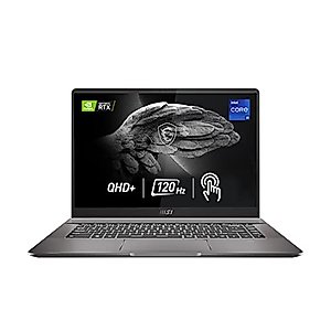 MSI Creator Z16 Professional Laptop: 16" QHD+ 16:10 120Hz Touch Display, Intel Core i9-11900H, NVIDIA GeForce RTX 3060, 32GB RAM, 2TB NVME SSD, Thunderbolt 4, Win10 PRO, Lunar Gray (A11UET-043)