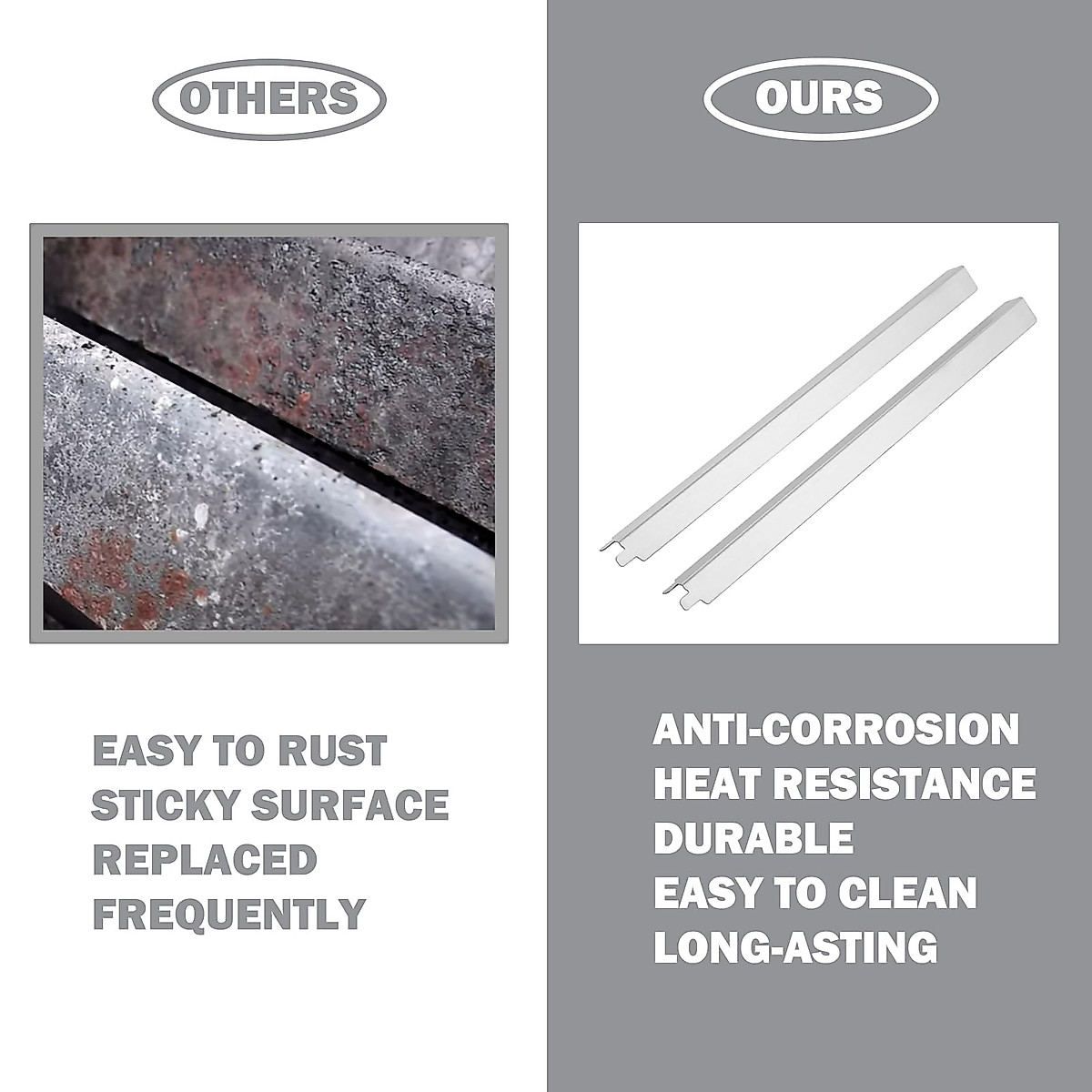 463630021 Heat Tent Replacement for Charbroil Performance 2 Burner Gas Grill Replacement Parts G325-0002-W1 Heat Plates Stainless Steel Heat Shield for Charbroil Grill Parts 463660421 463660021