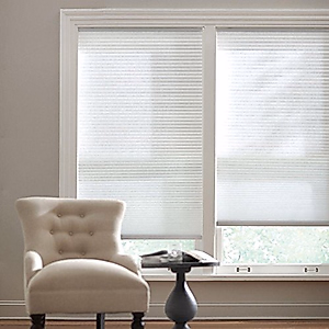 Snow Drift 9/16 in. Cordless Light Filtering Cellular Shade - 35 in. W x 48 in. L