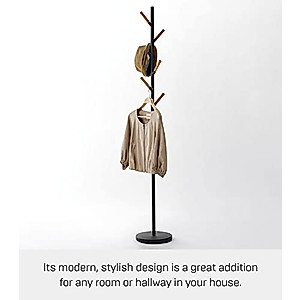Yamazaki Home Hanger | Steel | Coat Rack, One Size, Black