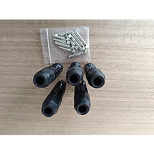 JYFT Solar Panel Cable Connectors Male/Female IP67 30A 1000V DC (5Pairs)