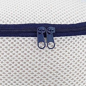 Home Basics Mesh Laundry Washer (White) Wash Bag, Large