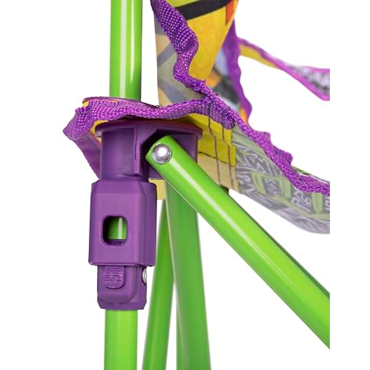 Teenage Mutant Ninja Turtles Kids Chair Foldable for Camping, TMNT Sports or Patio with Carry Bag, Toddlers 24M+