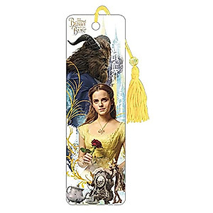 Disney Bookmark for Adults Kids Bundle - 4 Pc Disney Live Action Movie Bookmark Set Featuring Aladdin, Beauty and The Beast, Dumbo, and Lion King (Disney School Supplies)
