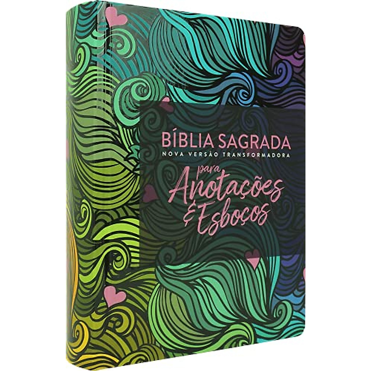 Bíblia Sagrada Nova Versão Transformadora: Para anotações e esboços - Multicores [hardcover] Vários Autores