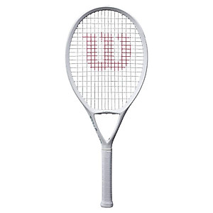 Wilson One Tennis Racquet (4_3/8 White)