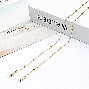 NA 2 Pcs Mask Holder Chain Lanyard Necklace Eyeglass Glasses Chains Strap Stylish Leash Handy Face Retainer Hanger Keeper Face Holder Accessory Necklace Jewelry for Women, Men, Teen, Kids Elderly