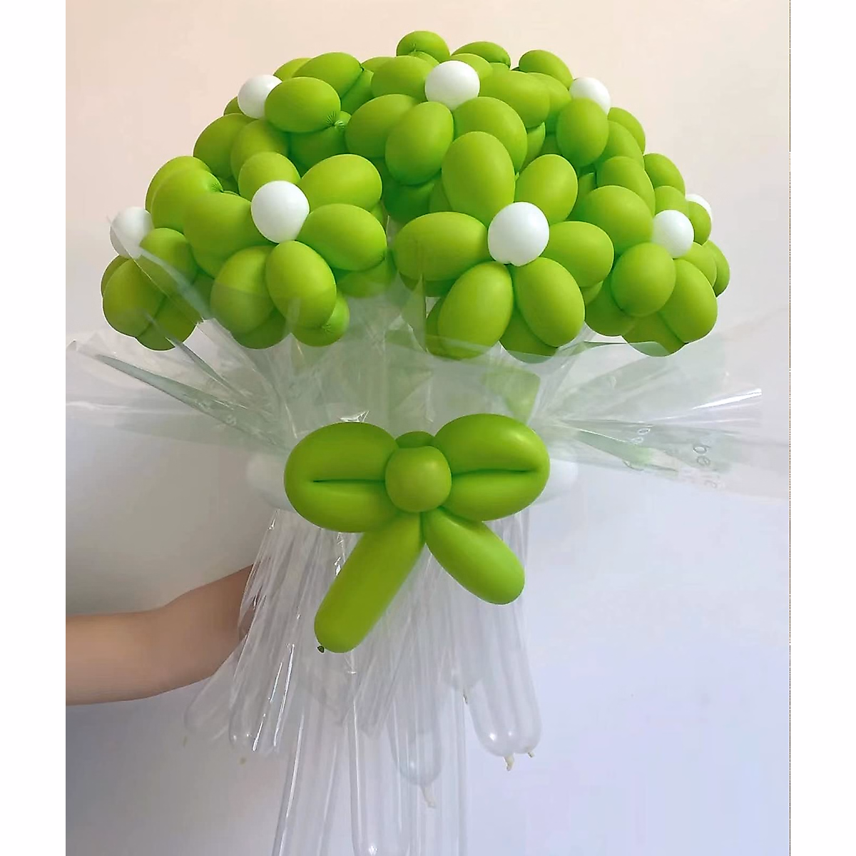 100pcs 260 Balloons Clear Long Balloons for Balloon Garland, Premium Quality Latex Skinny Magic Twisting Balloon Animals Balloons for Birthday Christmas Party Decorations