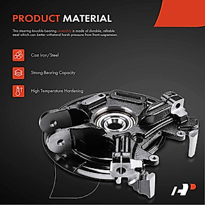 A-Premium Rear Steering Knuckle & Wheel Bearing Hub Assembly Compatible with Ford Explorer 2002-2005, Explorer Sport 2002-2003, w/5-Lug, Right Passenger Side, Replace # 1L2Z1109AA