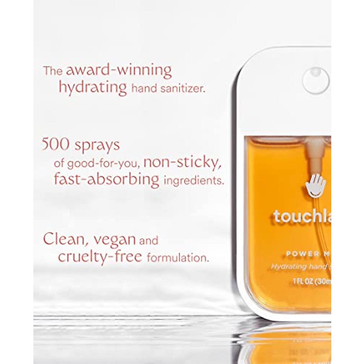 Touchland Power Mist Hydrating Hand Sanitizer FRESH 3-PACK | Mint, Citrus, Lemon Lime | 500-Sprays each, 1 FL OZ (Set of 3)