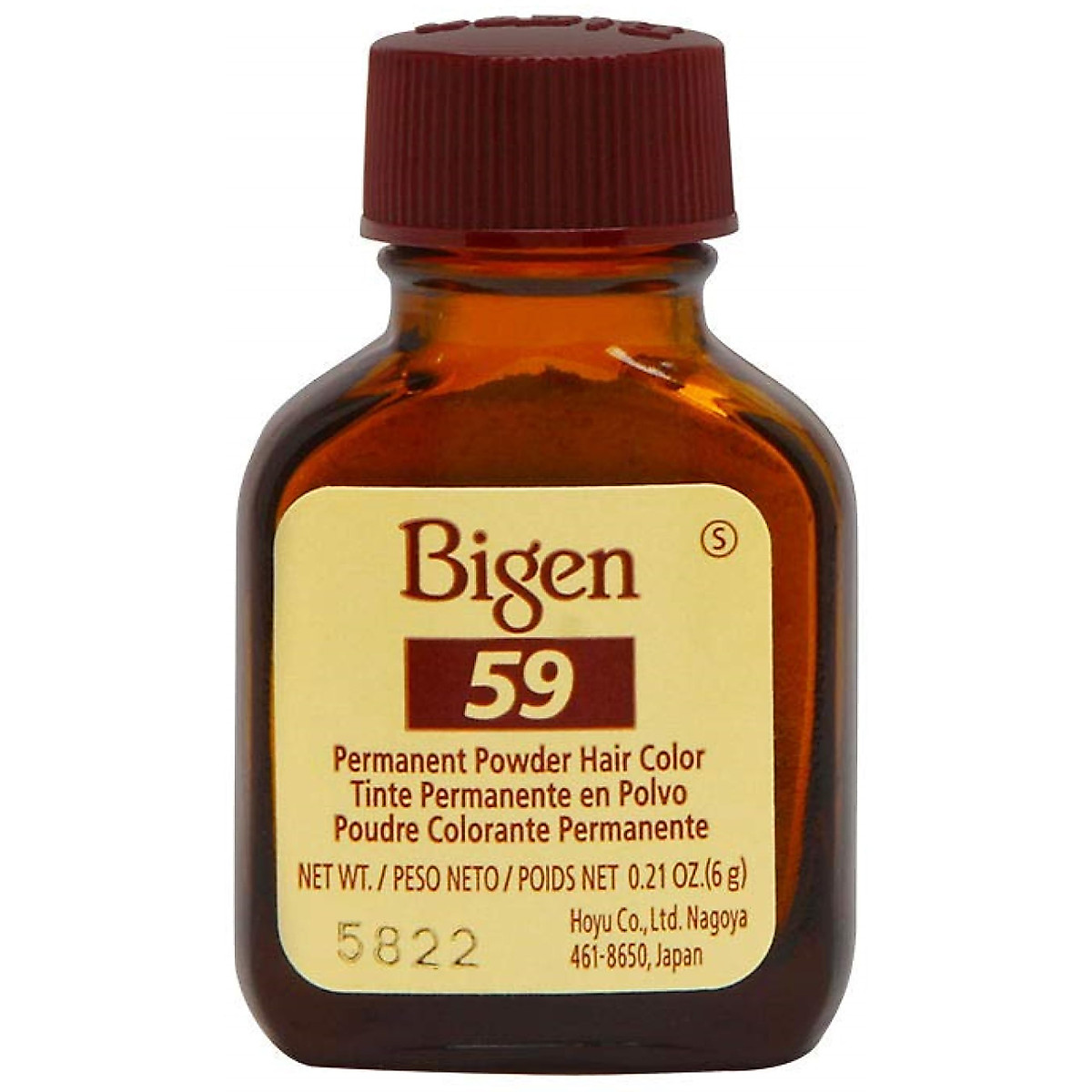 Bigen Permanent Powder Hair Color 59 Oriental Black 1 ea (Pack of 2)