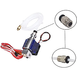 Witbot PC4-M10 Male Straight Pneumatic PTFE Tube Push In Quick Fitting Connector for E3D-V6 Long-Distance Bowden Extruder 3D Printer (Pack of 10pcs)