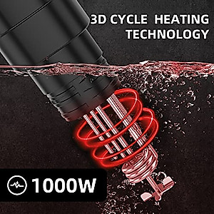 Sous Vide Machine-Suvee Cooker-Rocyis Sous Vide Kit with Lid, Recipes-1000W Fast Heating/Thermal Immersion Circulator/ Accurate Temperature and Timer/ Digital Touch Screen, Stainless Steel (US Standard)