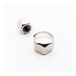 20pcs 304 Stainless Steel Hex Hexagon Decor Short Low Cover Cap Acorn Nut M3 M4 M5 M6 M8 (Size : M8-20pcs)