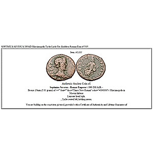 1 IT SEPTIMIUS SEVERUS 193AD Marcianopolis Tyche Luck Denomination_in_description Good