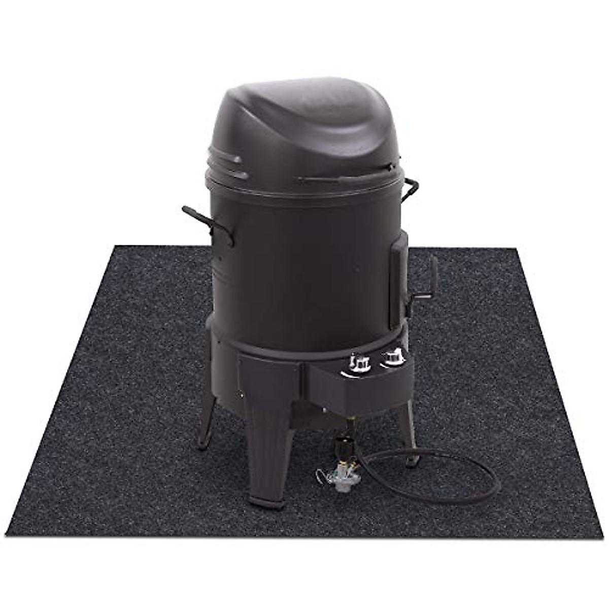 Turkey Fryer Mat,for Floor Surface/Absorbent mat Lightweight Washable Floor Mat to Protect Decks and Patios from Grease Splatter,Against Damage and Oil Stains or Grease Spills，Back Non-Slip (36”×30“)