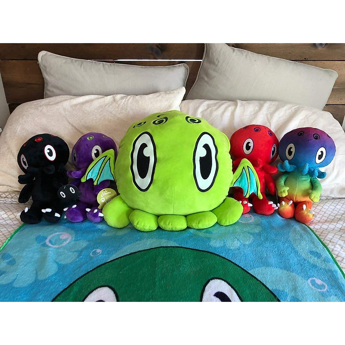 C is for Cthulhu Blanket-Stuffed Plush Pillow