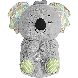 Fisher-Price Sound Machine Soothe 'n Snuggle Koala Plush Baby Toy with Rhythmic Motion and Customizable Lights Music & Timers