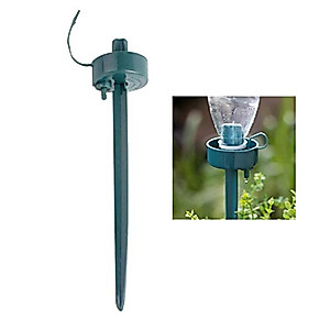 Happyyami PCS Plant Self Watering Spike Slow Release Valve Switch Automatic Irrigation Watering Drip System Dripper Stake for Potted Plants Vacation Plants Indoor Outdoor