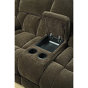 Coaster Furniture Weissman Pillow Padded Motion Sofa Chocolate 601924