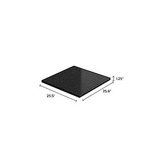 NewAge Products Home Granite Countertop, 24" Ext, Black Galaxy