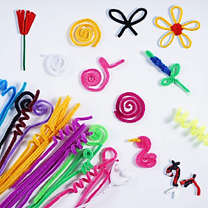 Pipe Cleaners,1600 Pieces Pipe Cleaners Crafts Pipe Cleaners Craft Supplies in 32 Colors Chenille Stems for Home and School DIY Art Crafts (0.23 x 11.8 Inches)