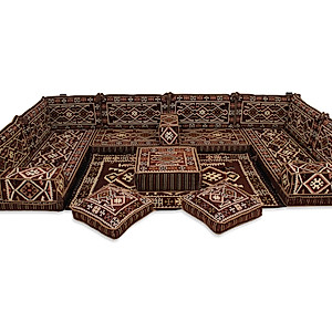 Arabic U Shaped Floor Sofa,Arabic Floor Seating,Arabic Floor Sofa,Arabic Majlis Sofa,Arabic Couches,Floor Seating Sofa MA 41 (High Quality FOAM)