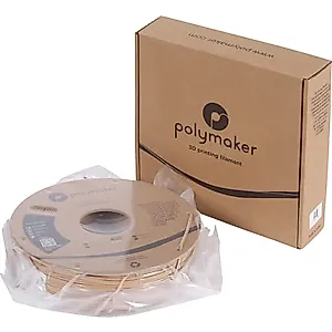Polymaker Wood Minics PLA Filament 1.75mm 600g, Clog Free 3D Printer Filament Wood - PolyWood 1.75 PLA Filament with Wood Texture & Low Density & Jam Free with Foaming Technology