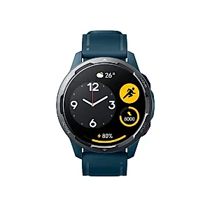 Xiaomi Watch S1 Active, 1.43" AMOLED Display, 117 Fitness Modes, 19 Professional Modes, 200+ Watch Faces, Exquisite Metal Bezel, Dual-Band GPS, 12 Days of Battery Life, Bluetooth Phone Call, Blue