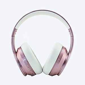 PowerLocus Wireless Bluetooth Headphones, Bluetooth Headphones Over Ear, Super Bass Hi-Fi Stereo, Soft Earmuffs, Foldable Wireless and Wired with Mic for Cell Phones, Online Class, Home Office, PC,TV