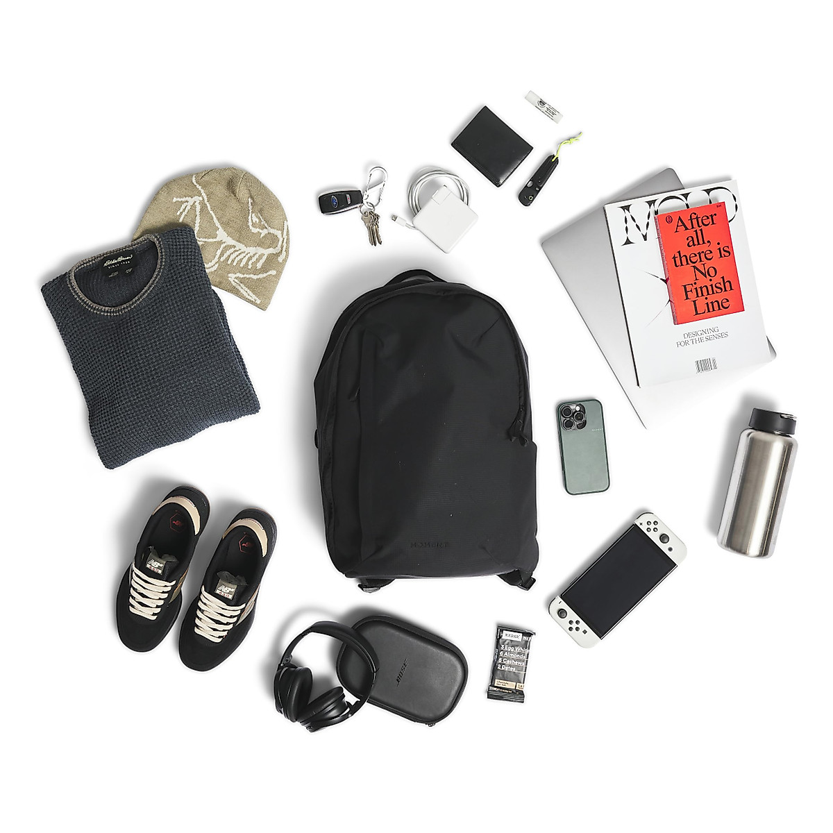 Moment Laptop & Tech Backpack [21L Olive] - Lightweight Everyday Canvas Tech, Camera, and Travel Bag With Laptop Sleeve for Men and Women