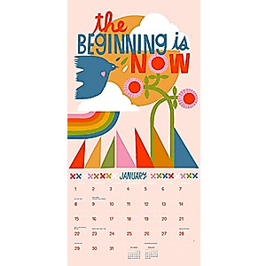 The Beginning Is Now Calendar 2023: Motivation, Art, and Daily Organization