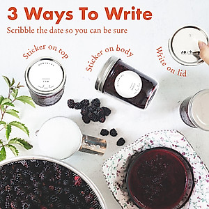 Canning Lids Regular - 108 Pcs Regular Mouth Canning Lids 108 Canning Labels, Canning Jar Lids Regular Mouth For Ball Canning Jars, Canning Supplies Mason Jar Lids Regular Mouth Mason Jar Lids Labels