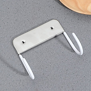 Zerodeko 2pcs Ironing Board Hanger Sundries Hook Irons Storage Hanger Irons Storage Holder Multi-Function Irons Rack Hanging Rack Multi-Function Hook Household Hooks Sturdy Irons Hook