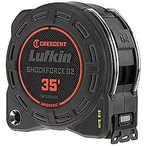 Crescent Lufkin Shockforce G2 35-ft Nite Eye Magnetic Tape Measure- LM1235B-02