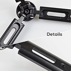 EaxanPic Aluminum Mini Tripod, Desktop Tabletop Stand Tripod for Zhiyun Smooth Q/4, Crane Plus/2,Weebill s, Ronin S/SC/RS2/RSC2, Osmo Mobile,Gimbal Handle Grip Stabilizer Tripod